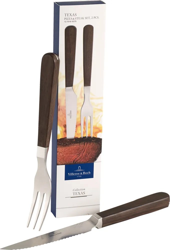 Villeroy&Boch Villeroy & Boch Texas sada pizza a steakového příboru, 2 ks