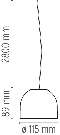 Flos WanS, designové závěsné svítidlo, 1x33W, černá, černý + zelený kroužek, čiré sklo, prům.11,5cm