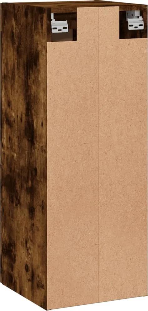 vidaXL Nástěnná skříňka 34,5 x 34 x 90 cm kompozitní dřevo [830489] Barva: šedá sonoma