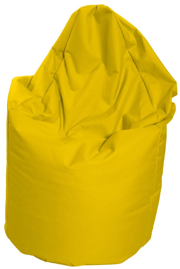 M&M sedací hruška Bag 135x70cm žlutá