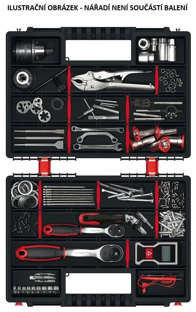Kistenberg Plastový organizér NORS DUO (2x KNO35255S) 344x249x100