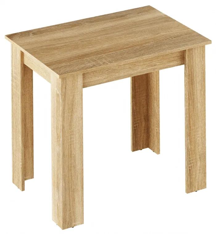 Jídelní stůl, dub sonoma, 86x60 cm, TARINIO