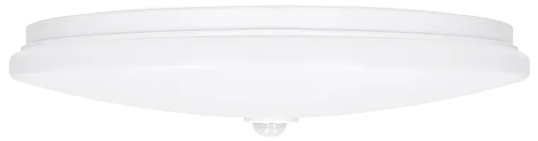 Solight LED stropní světlo PLAIN s PIR sensorem, 18W, 1260lm, 3000K, kulaté, 33cm