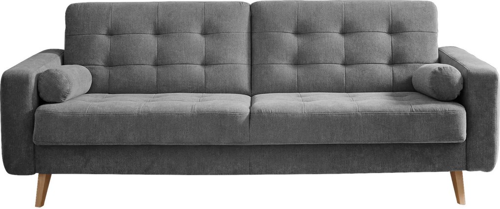 XXXLutz ROZKLÁDACÍ POHOVKA, textil, kompozitní dřevo, tmavě šedá MID.YOU - Rozkládací pohovky - 002220030906