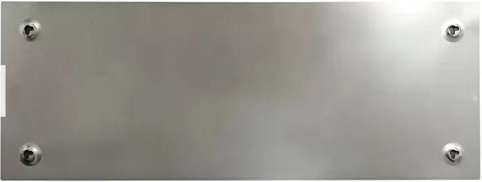 German Skleněná magnetická tabule / 80 x 30 cm / bílá