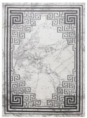 Koberec NOBLE 1517 65 Ramka, řecký, mramor - krém / šedý