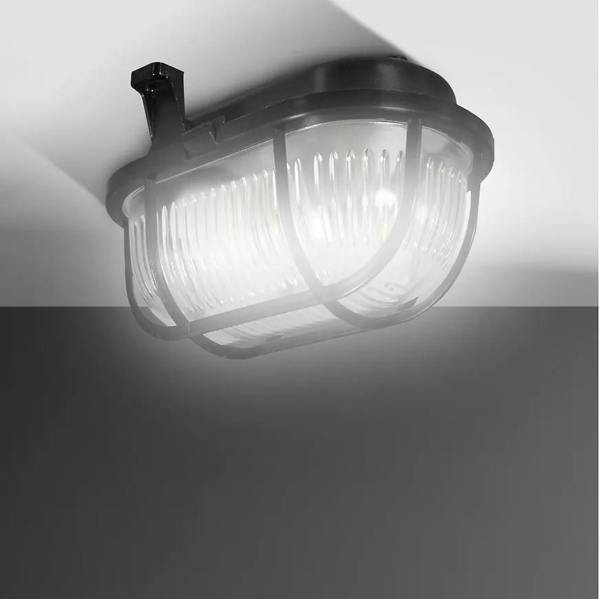 Svítidlo 90045 OVAL 60 W CERNA