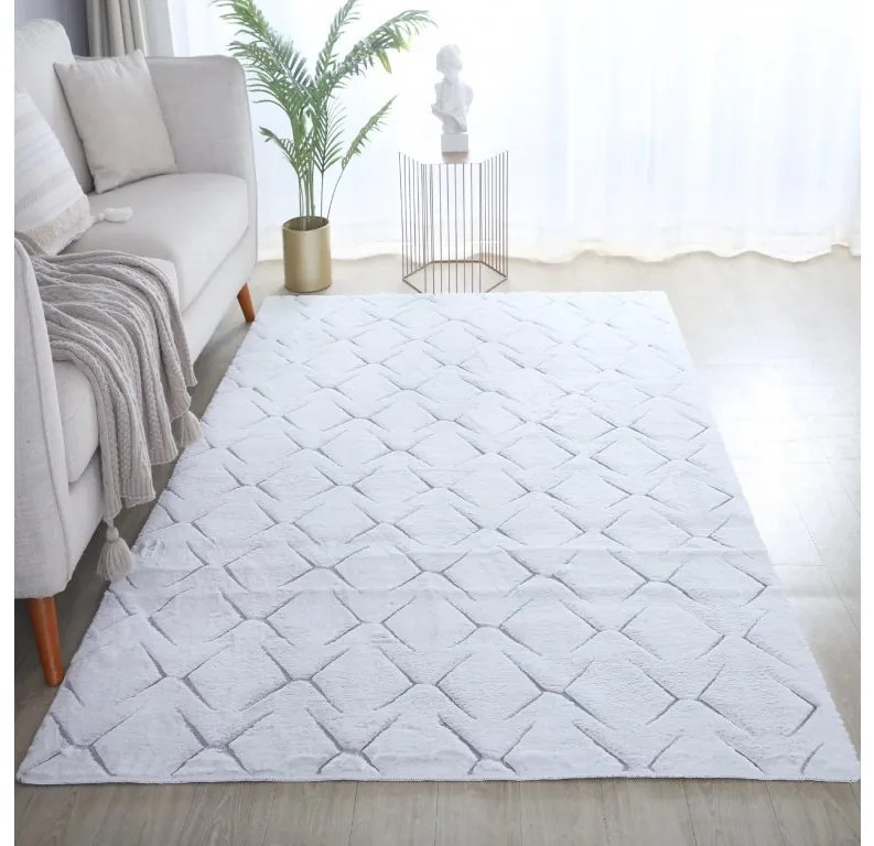 Ayyildiz Kusový koberec VISION 5122, Stříbrná Rozměr koberce: 120 x 170 cm