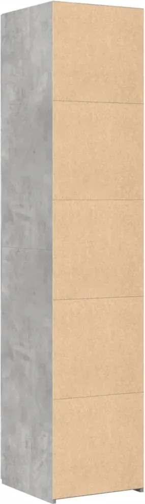 Skříň highboard betonově šedá 40x42,5x185 cm kompozitní dřevo 3281402