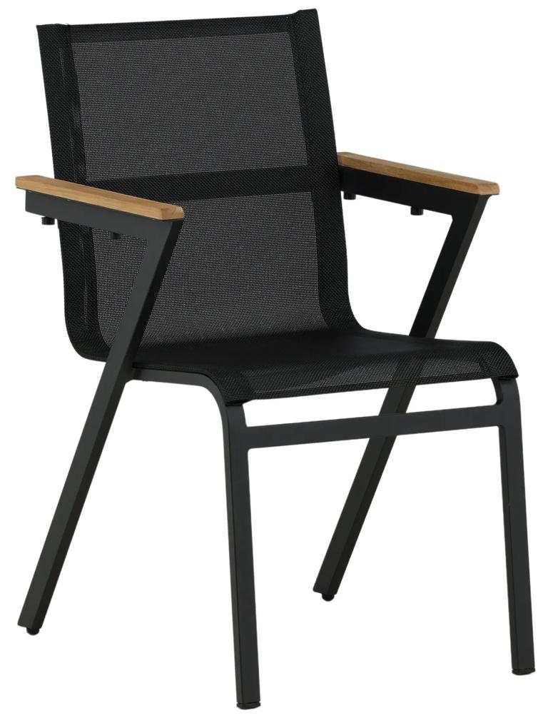 Jídelní židle Mexico, 2ks, černá