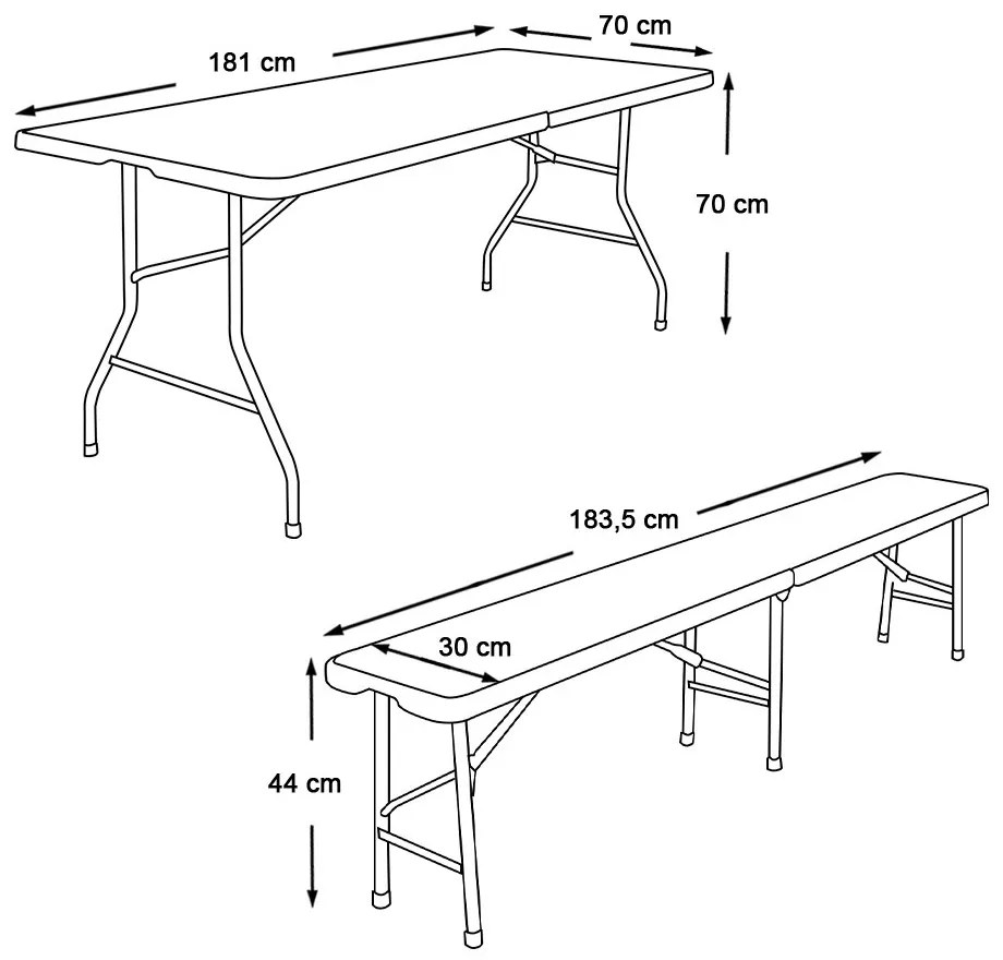 Zahradní pivní sada