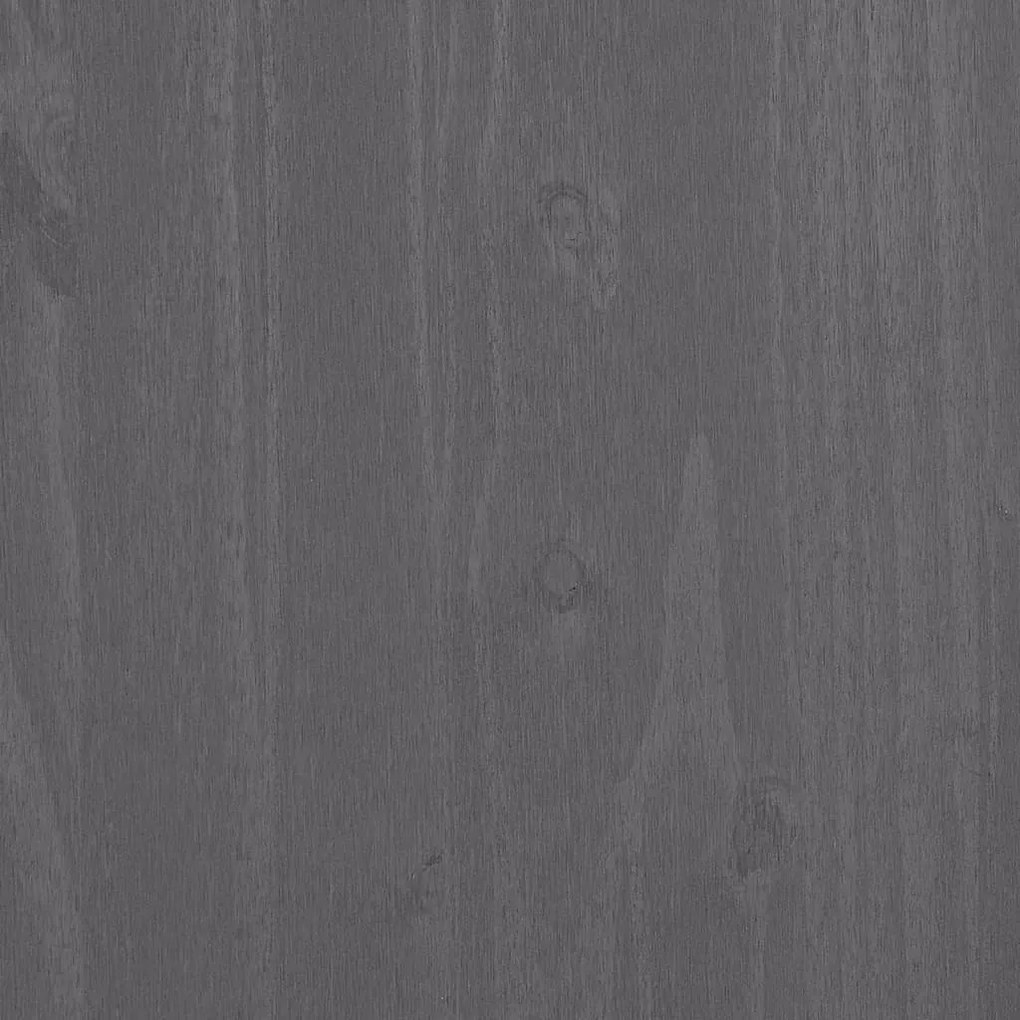 Šatní skříň HAMAR světle šedá 89 x 50 x 180 cm masivní borovice - Default Title