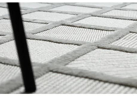 koberec SANTO SISAL 58365B Mříž, béžový velikost 140x190 cm | krásné koberce cz