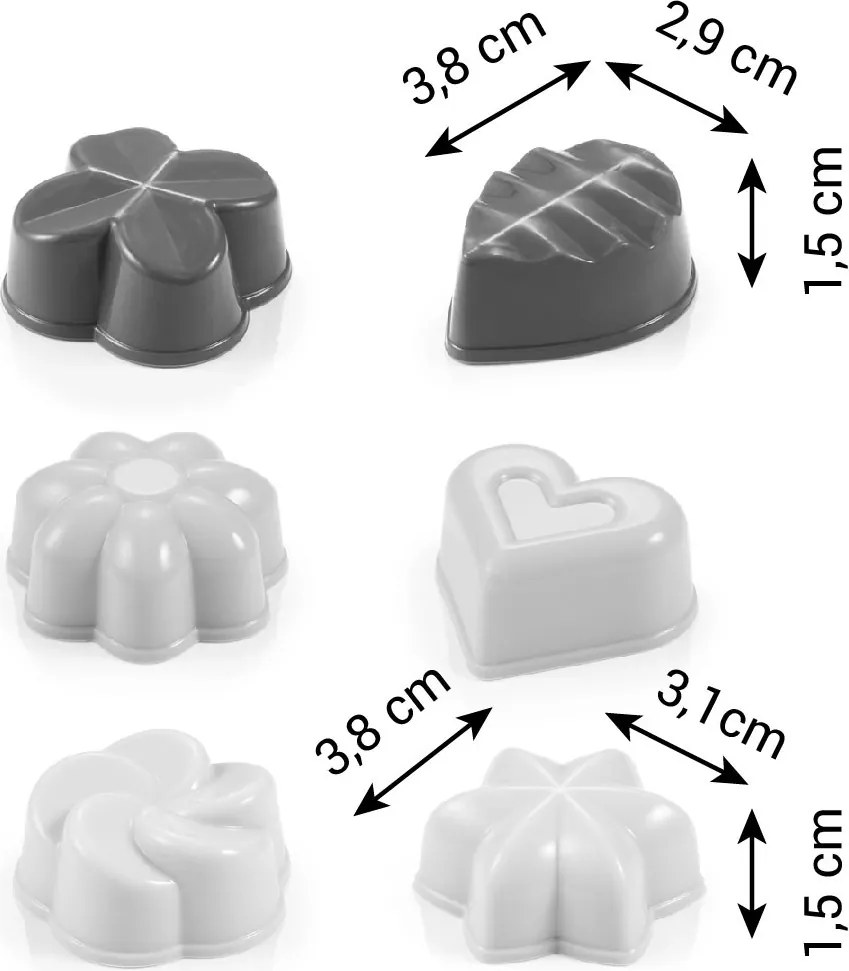TESCOMA Formičky na čokoládové pralinky DELÍCIA, 6 ks