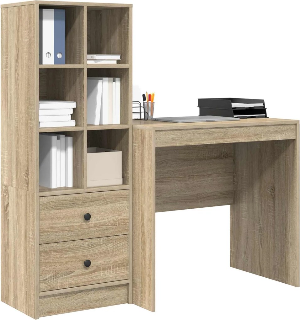 Stůl Sonoma dub 125,5 x 50 x 127 cm 2 ks 3337355