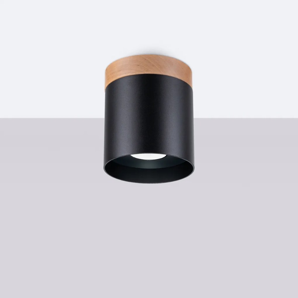 Sollux Lighting Stropní svítidlo RIF černé