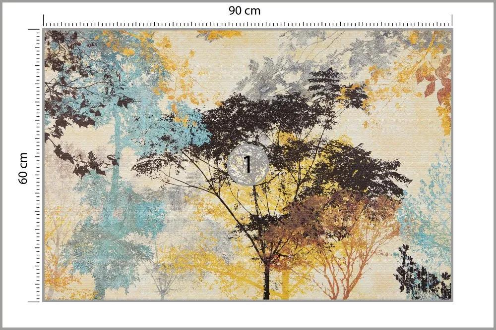 Fototapeta Malované Staré Stromy Omyvatelný vlies 104x70.5