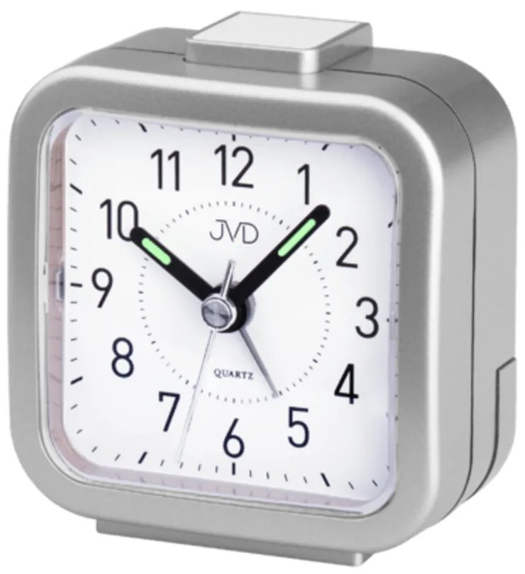 JVD Nejlevnější analogový malý levný budík JVD quartz SR105.6
