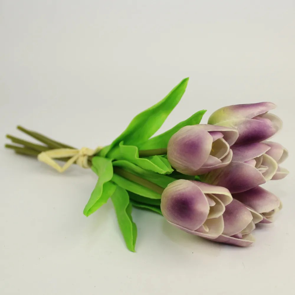 Tulipán sv. fialový  žíhaný 27cm / 7ks