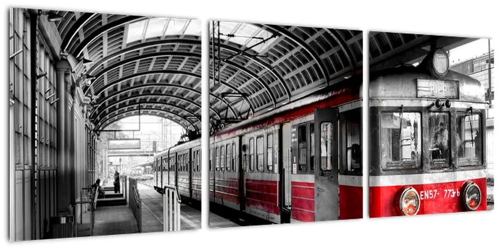 Vlakové nádraží - obraz