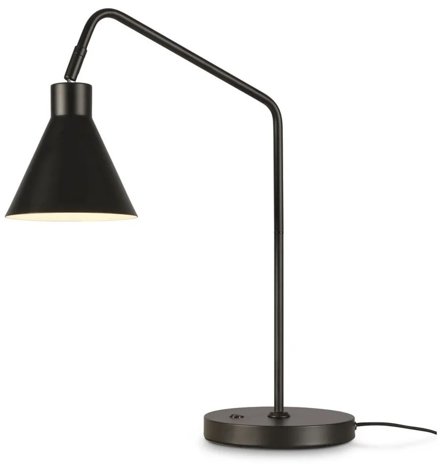 Černá stolní lampa Citylights Lyon, výška 55 cm