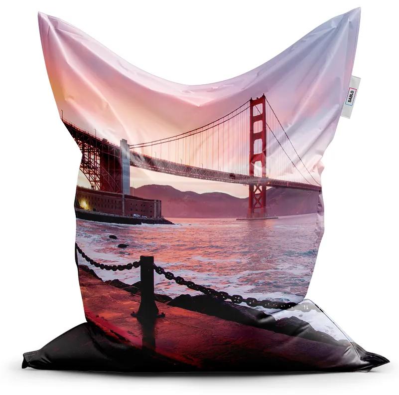 Sablio Sedací vak Classic Golden Gate - 200x140 cm