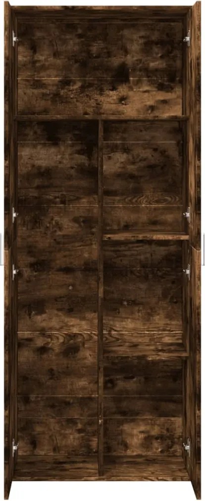 Skříň highboard kouřový dub 70 x 35 x 180 cm kompozitní dřevo 3276662