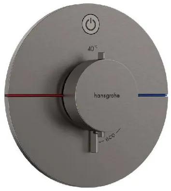Hansgrohe ShowerSelect Comfort - Termostatická baterie pod omítku, kartáčovaný černý chrom 15553340