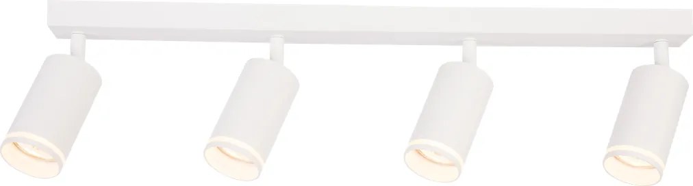 Bodové svítidlo Pipe Ring, 4x bílé kovové stínítko, w