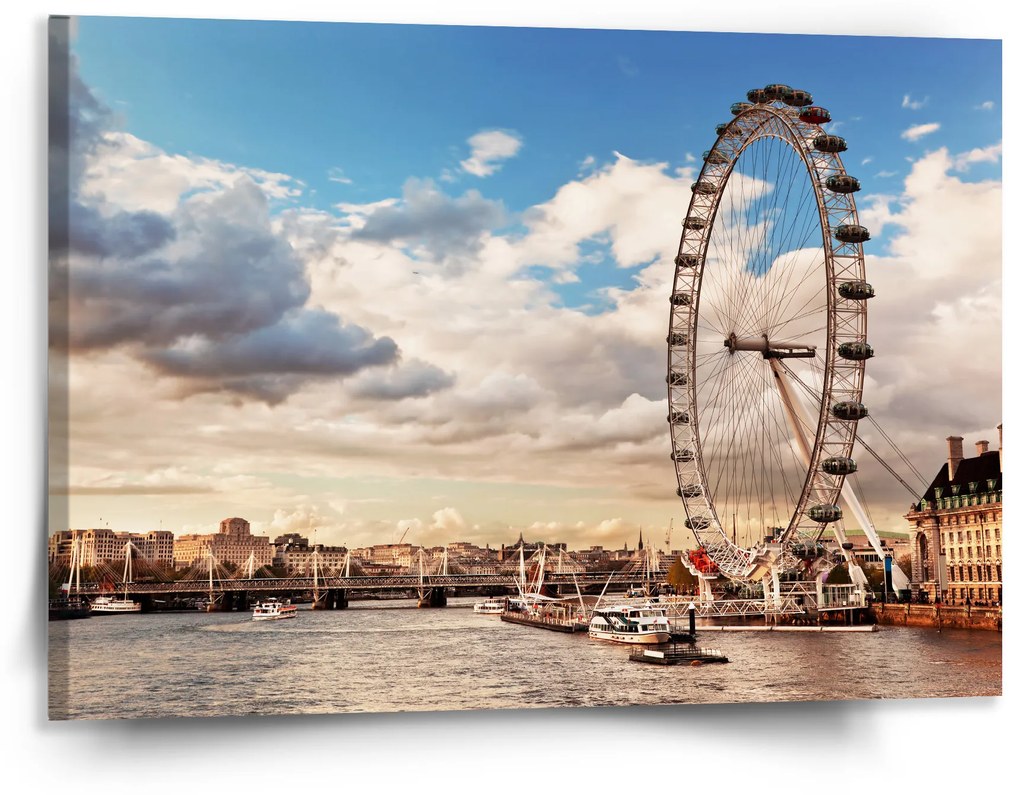 Obraz - London eye 150x110 cm