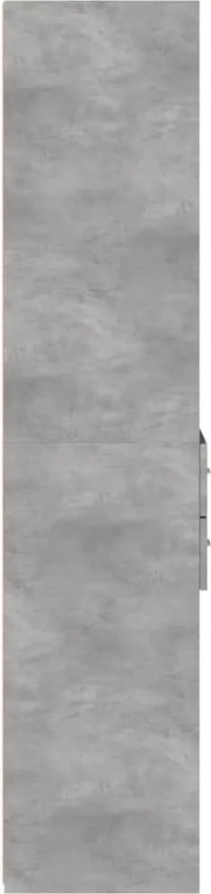 Skříň highboard betonově šedá 40x42,5x185 cm kompozitní dřevo 3281444