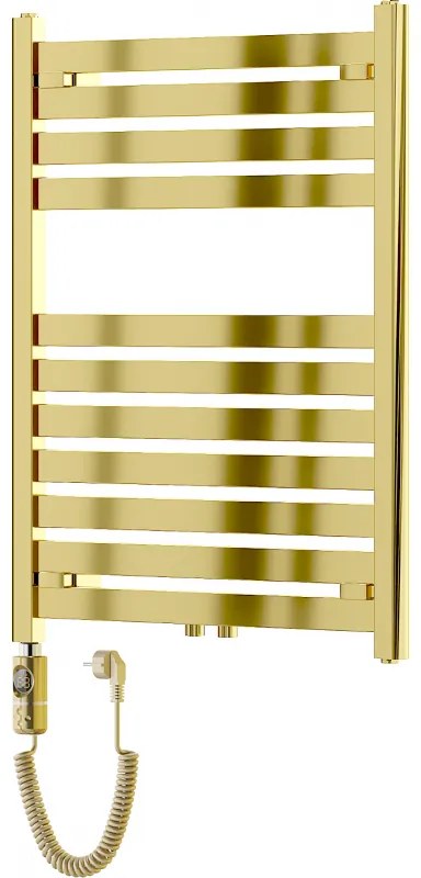 Mexen Uran, elektrické topné těleso 800x600 mm + topná tyč 300 W, zlatá lesklá, W105-0800-600-2300-50