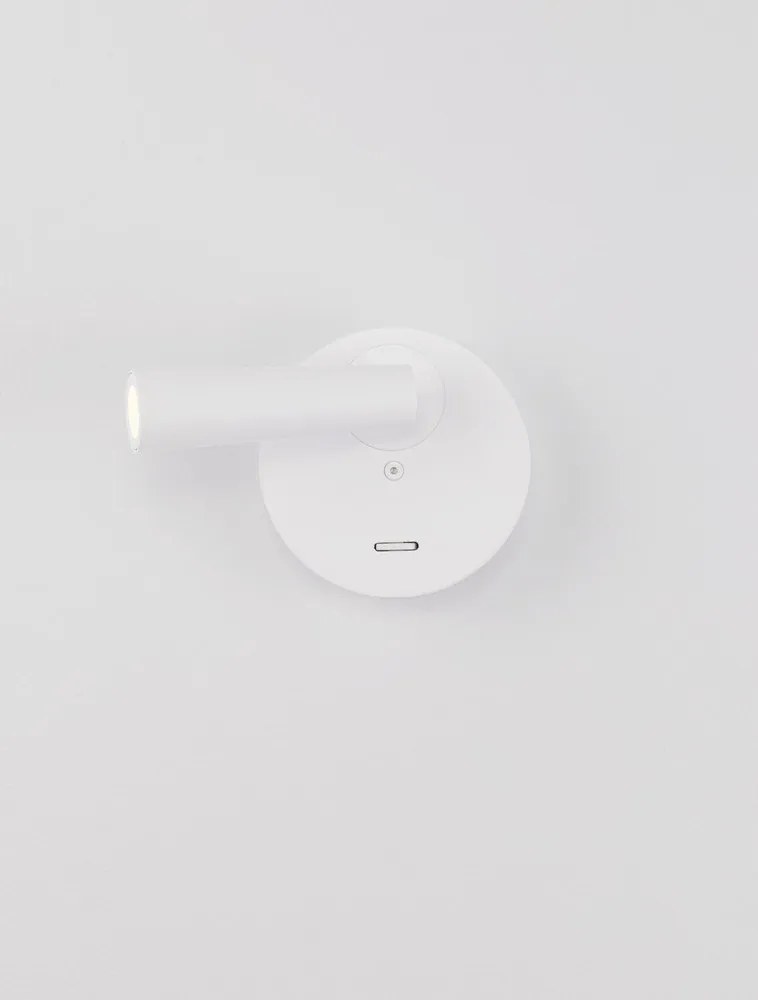 Matně bílé hliníkové LED bodové svítidlo s ohybatelnou konstrukcí 7x10 cm Tico – Nova Luce