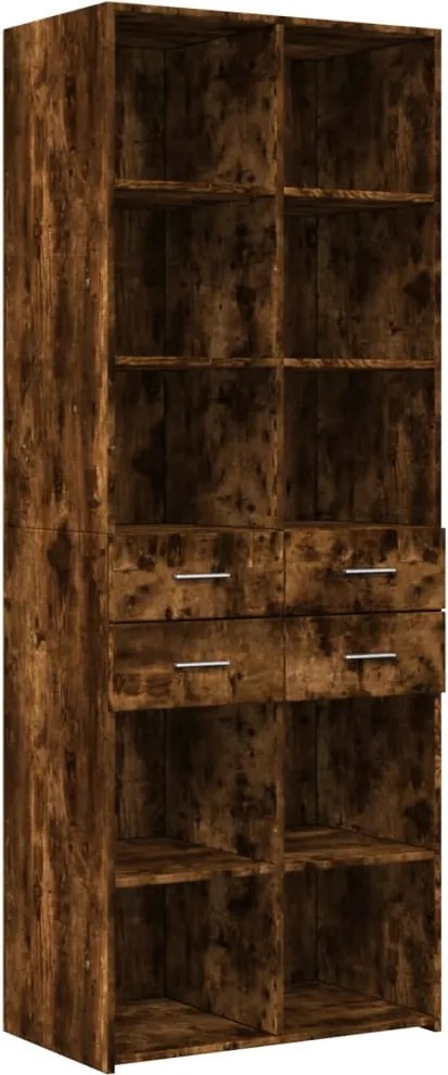 Skříň highboard kouřový dub 70 x 42,5 x 185 cm kompozitní dřevo 3281466