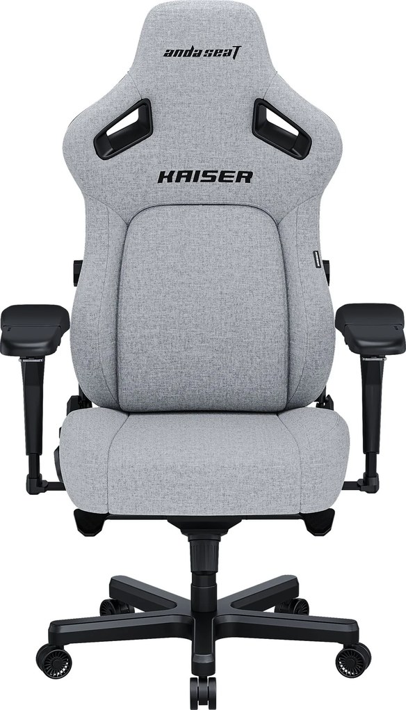Herní židle anda seat kaiser 4 premium gaming chair - xl size grey fabric