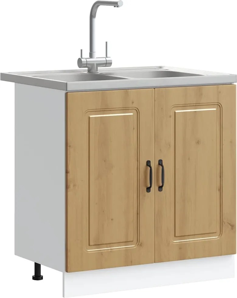 Kuchyňská skříň Kalmar Artisanový dub 80 x 46 x 81,5 cm 3315010