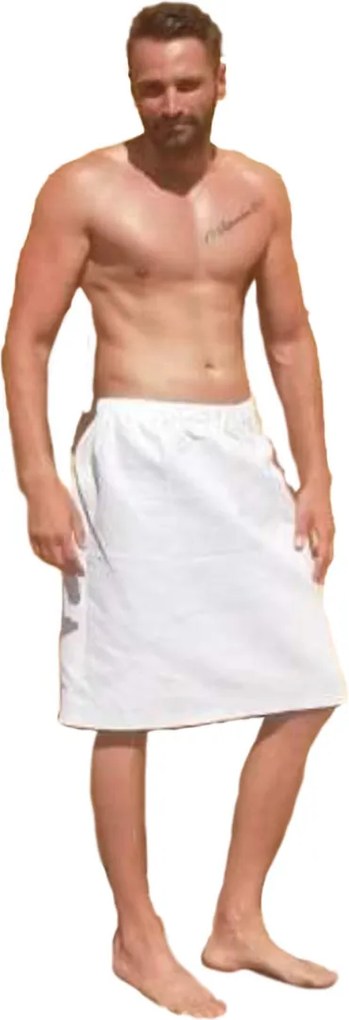 Saunovací kilt pánský modrý