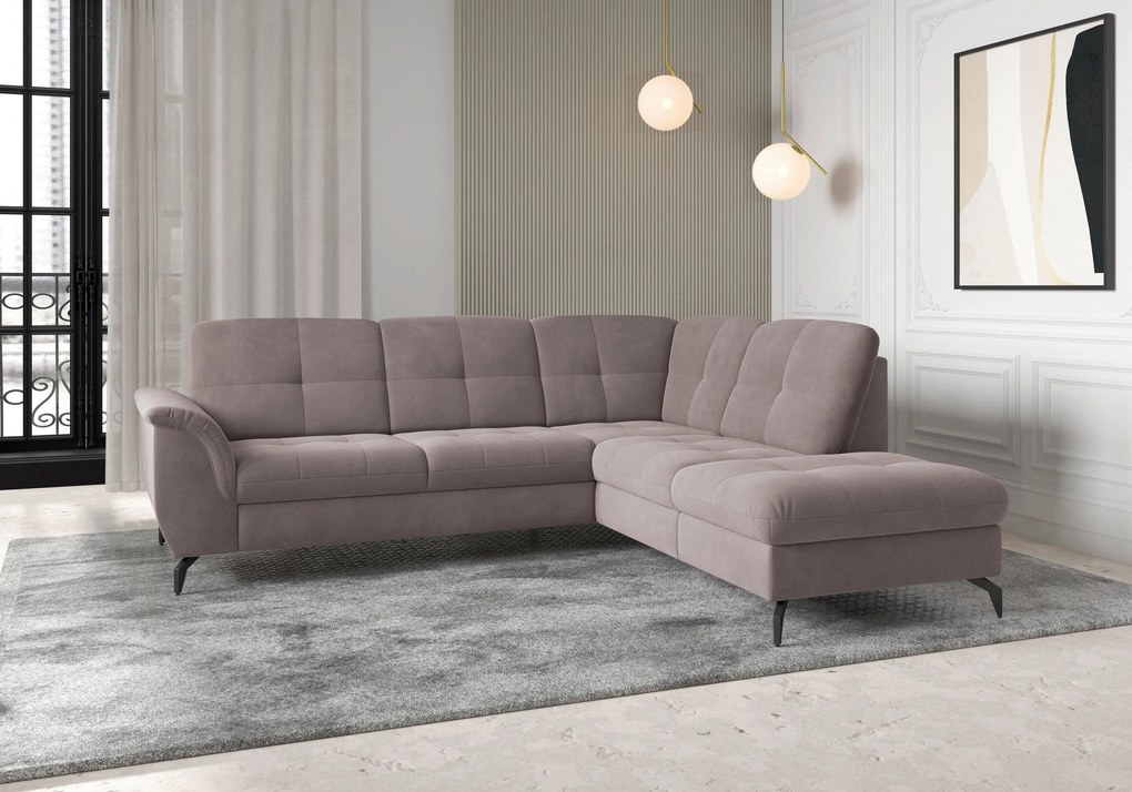 XXXLutz ROHOVÁ SEDAČKA, textil, šedohnědá Sit & More - Sedací soupravy - 00014401332N