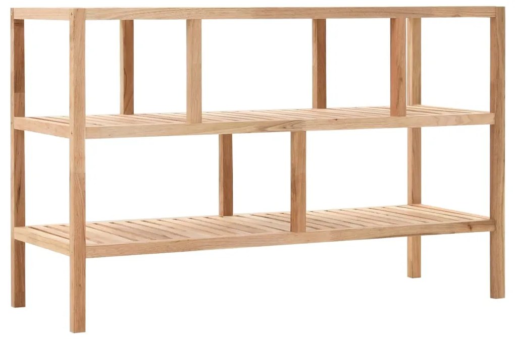 Koupelnový regál masivní ořechové dřevo 100 x 40 x 65 cm 247100