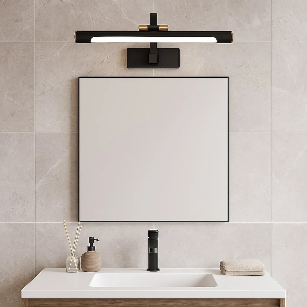 Nástěnné LED svítidlo Vinci, 1x LED 12w, 4000k, (fi 40cm), b/g
