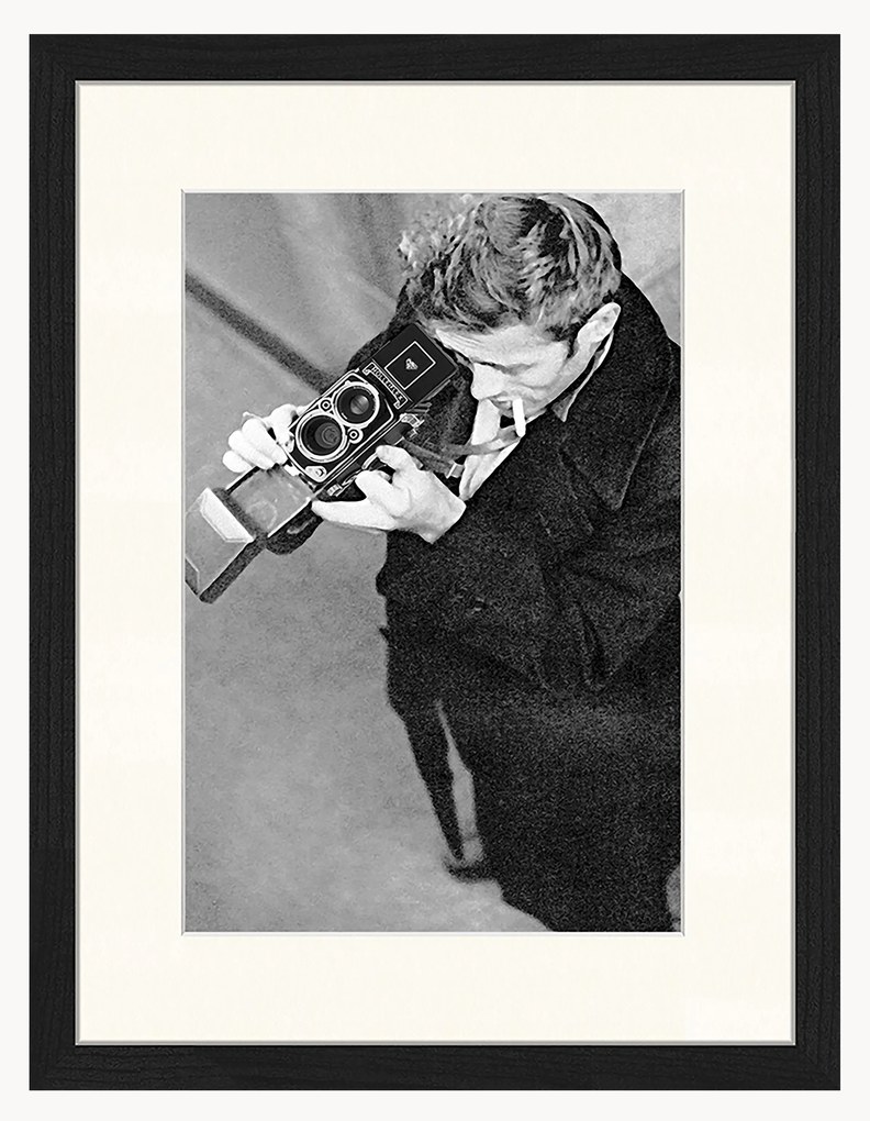 Zarámovaná fotografie James Dean with Camera