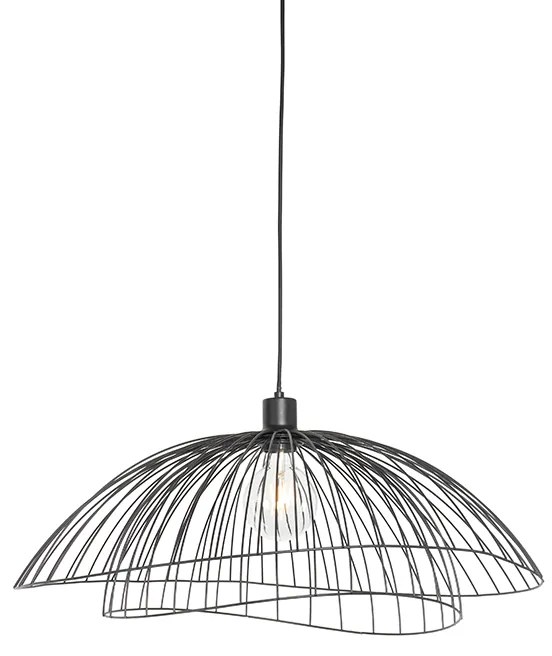 Designová závěsná lampa černá 60 cm - Pua