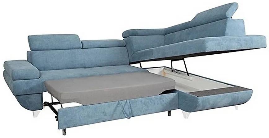 Casarredo - Komfort nábytek Rohová sedací souprava BOSCHI rozkládací s úĺožným prostorem, pravá, látky A1 | potah: gemma 77