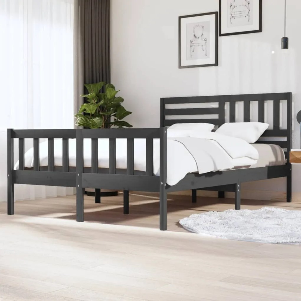 Rám postele 75 x 190 cm Small Single masivní dřevo