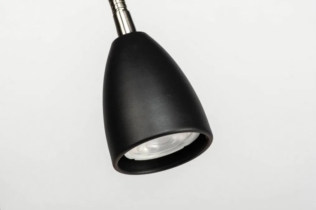 Stolní designová lampa s klipem Nicolette Black
