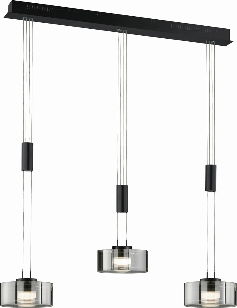 XXXLutz ZÁVĚSNÉ LED SVÍTIDLO, 100/20/160 cm Fischer & Honsel - Online Only svítidla - 003151057801