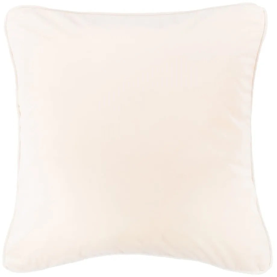 Krémově bílý polštář Tiseco Home Studio Velvety, 45 x 45 cm