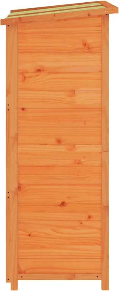 Zahradní přístřešek na nářadí hnědý 83x57x140 cm masiv borovice 172240