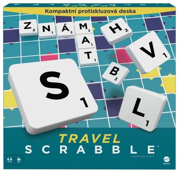 Mattel Scrabble cestovní CZ