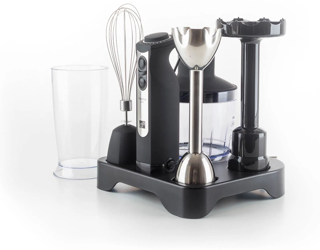 Set G21 mixér VitalStick Pro 1000 W s Food Processorem, Black